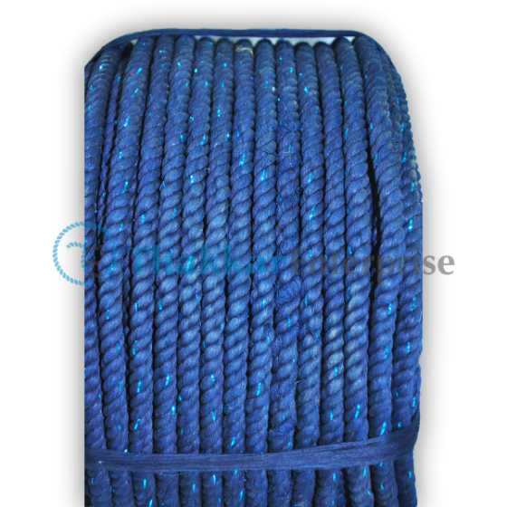 Blue Waste Cotton Rope – 6 mm to 40 mm Coil Packing – Thakkar Enterprise